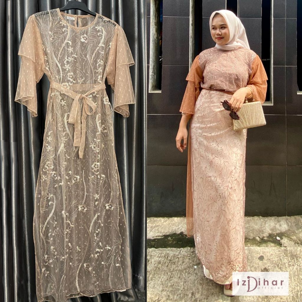 Jual Lula Outer Brukat Premium Untuk Kondangan - Lace Outer Formal ...