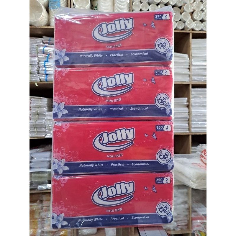 Jual TISU JOLLY/TISU MAKAN/TISU FACIAL 250 SHEET ISI 4 PACK | Shopee ...