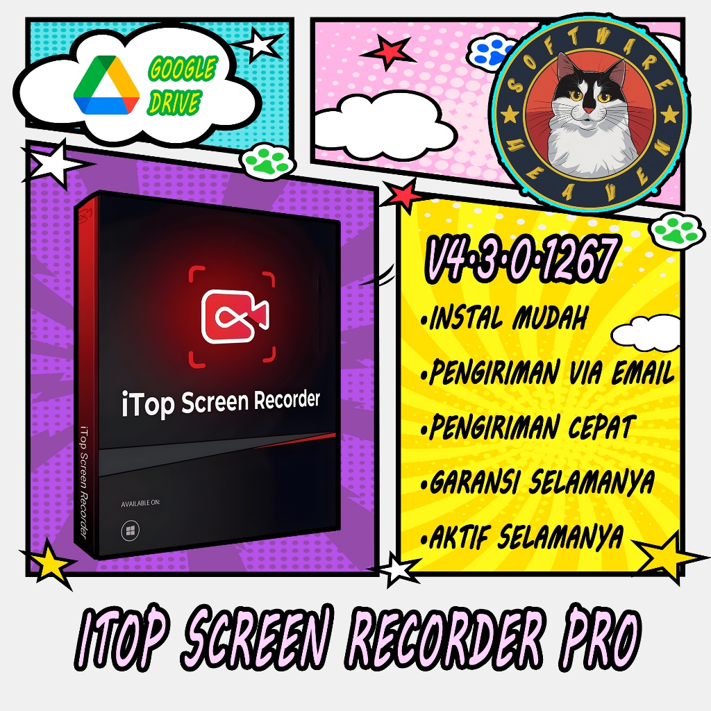 Jual iTop Screen Recorder Pro 4.3.0.1267 Full Version (Versi Terbaru) | Shopee Indonesia