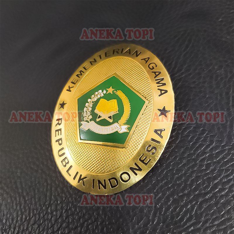 Jual Pin Logo Kementerian Agama Lencana Pin Kemenag Magnet Peniti Model ...