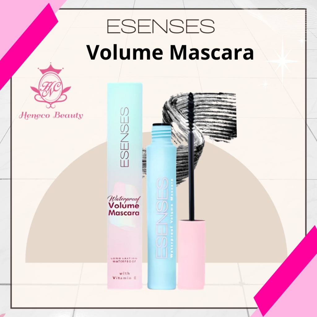 Jual ESENSES Waterproof Volume Mascara 8ml \ Longlasting, Vitamin E ...
