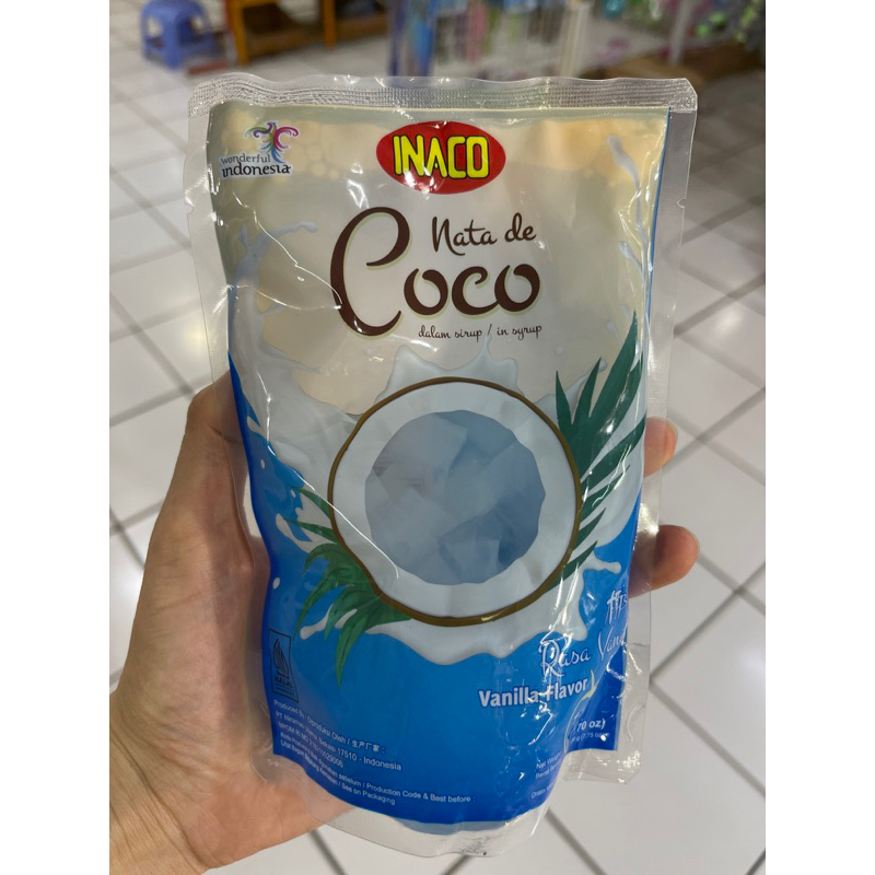 Jual inaco nata de coco vanilla 360gr - inaco nata de coco vanilla ...