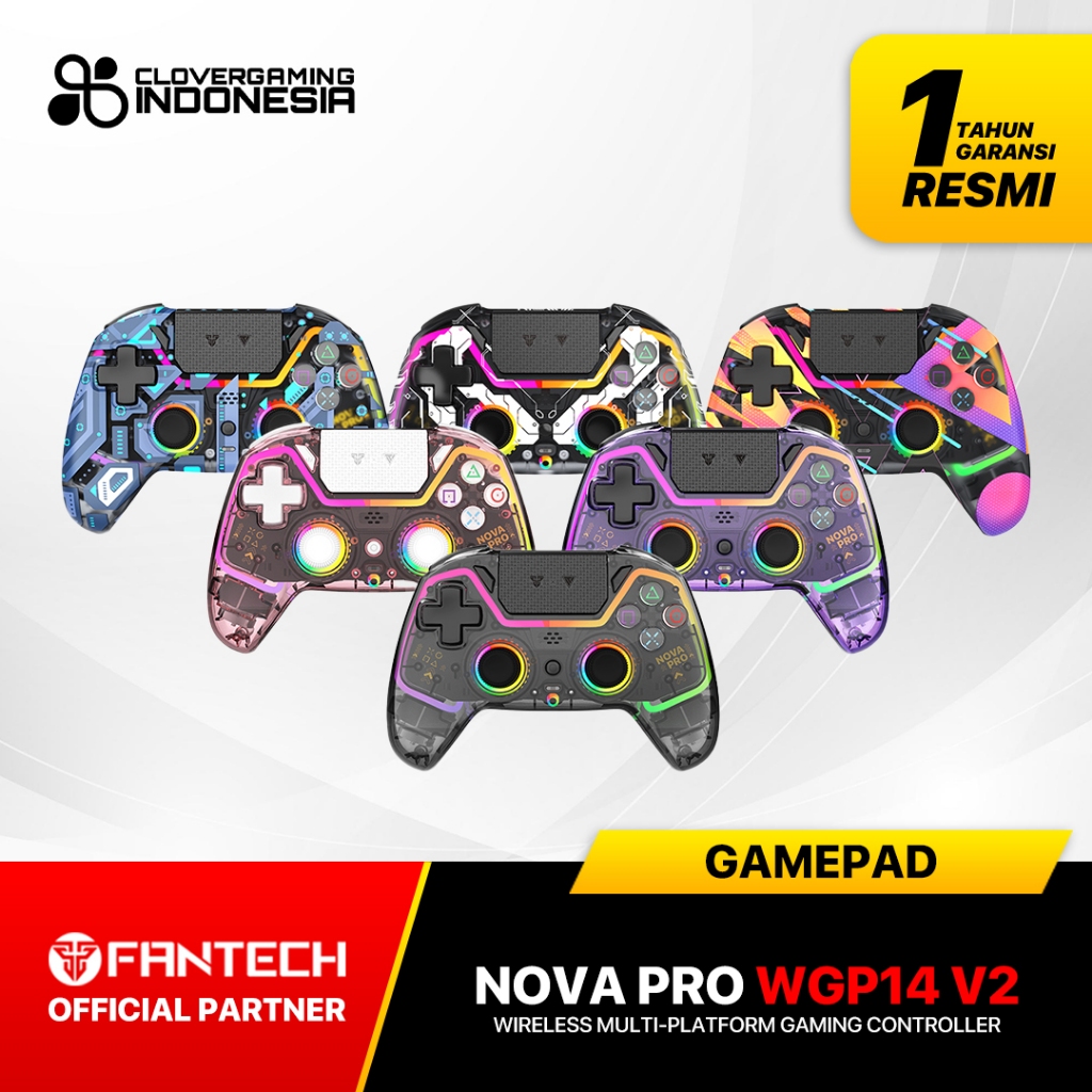 Jual Fantech WGP14 / WGP-14 V2 Nova Pro Bluetooth Wireless Gamepad Joystick Multi Platform Hall ...