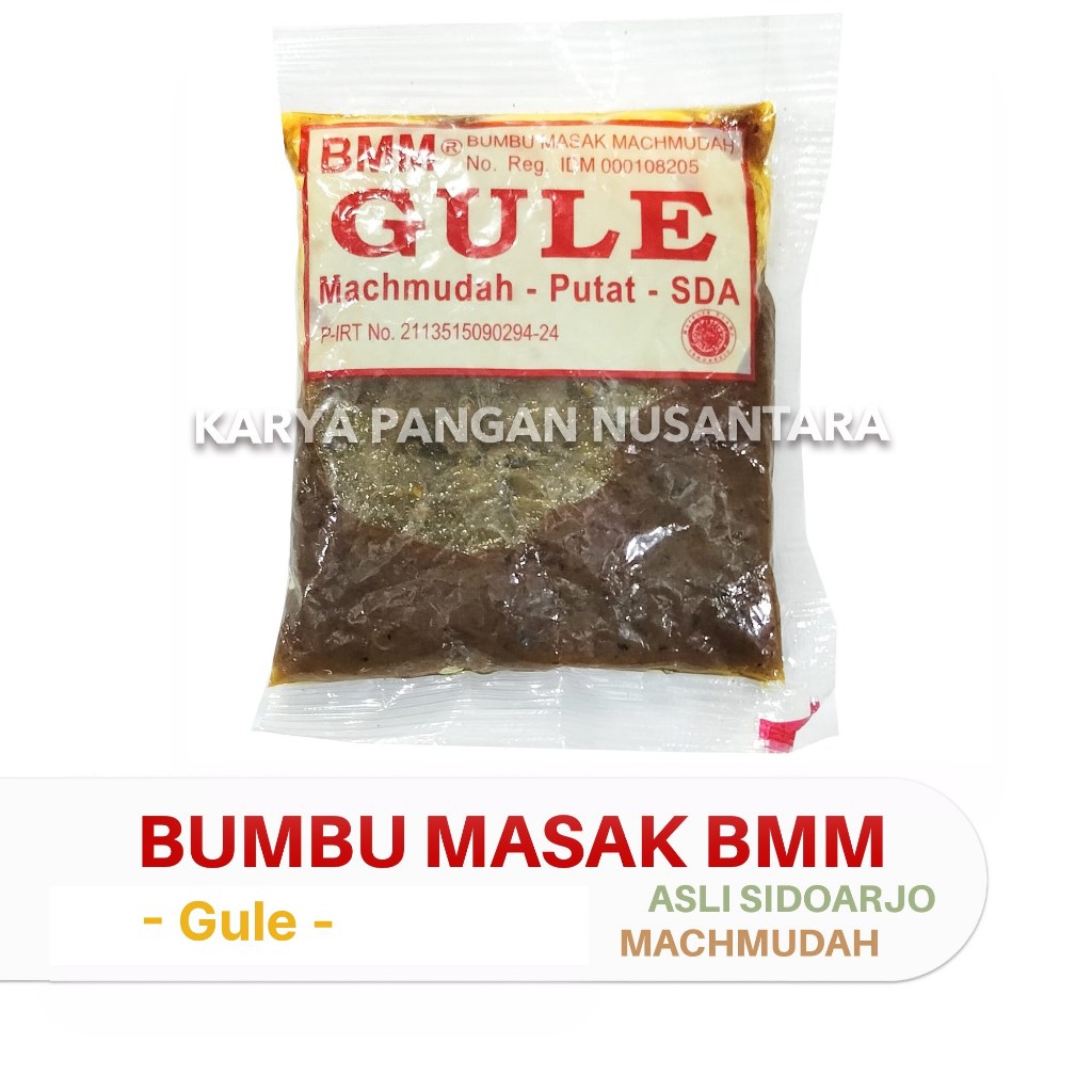Jual BUMBU MASAK GULE BMM MACHMUDAH ASLI SIDOARJO BUMBU GULAI PCS ...