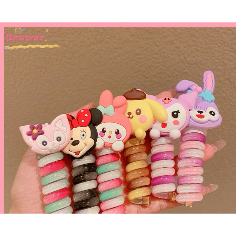 Jual COD Ikat Rambut Spiral Lucu Ikat Rambut Kepala Karet Anak-anak ...