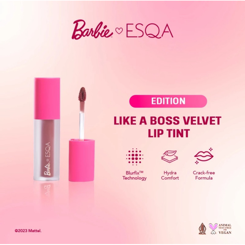 Jual Barbie™ X ESQA Like A Boss Velvet Lip Tint Barbie™ X ESQA ...