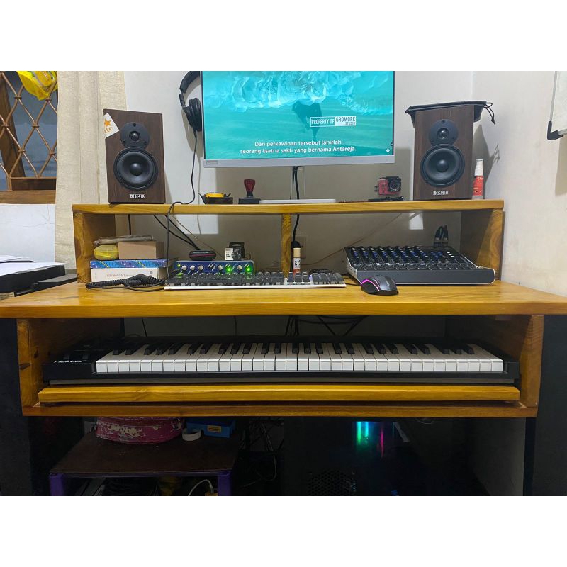 Jual home recording desk,battledesk,meja studio musik,recording,meja ...