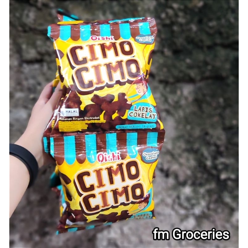 Jual Oishi Cimo Cimo coklat stik isi 5 pack | Shopee Indonesia
