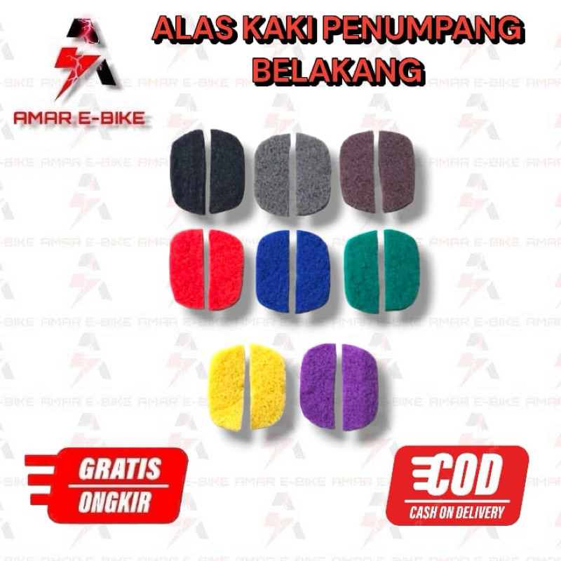 Jual Karpet Pijakan Penumpang sepeda motor listrik / Alas Step Belakang ...