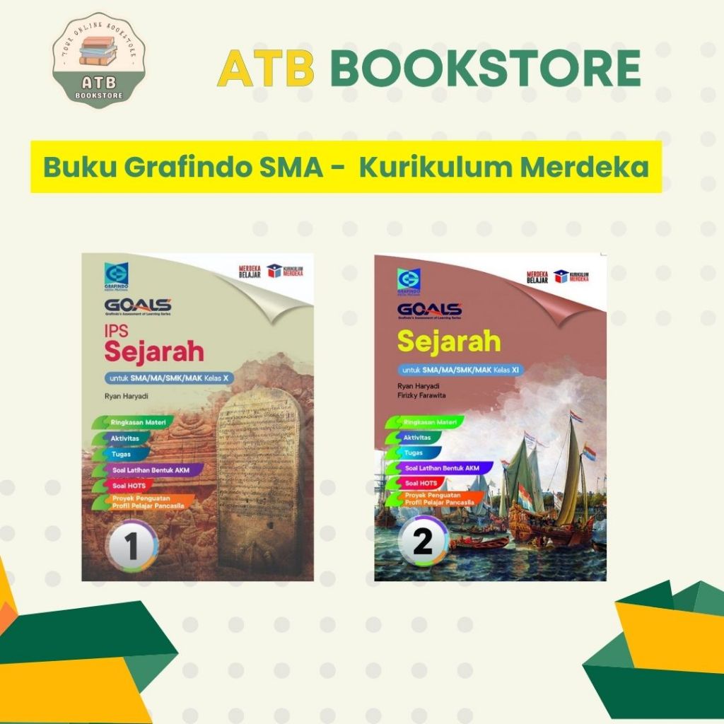 Jual Buku GOALS Sejarah Kelas 10, 11, 12 SMA/MA Kurikulum Merdeka - GRAFINDO | Shopee Indonesia