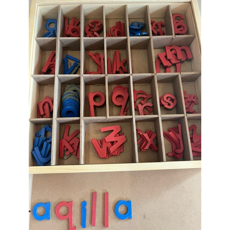 Jual Moveable Alphabet dan Angka (untuk latihan membaca anak) | Shopee ...