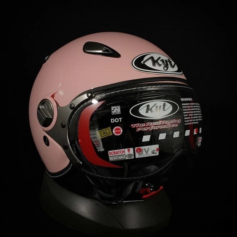 Jual HELM KYT ELSICO LIGHT PEACH ORIGINAL HELM RETRO KYT ELSICO LIGHT ...