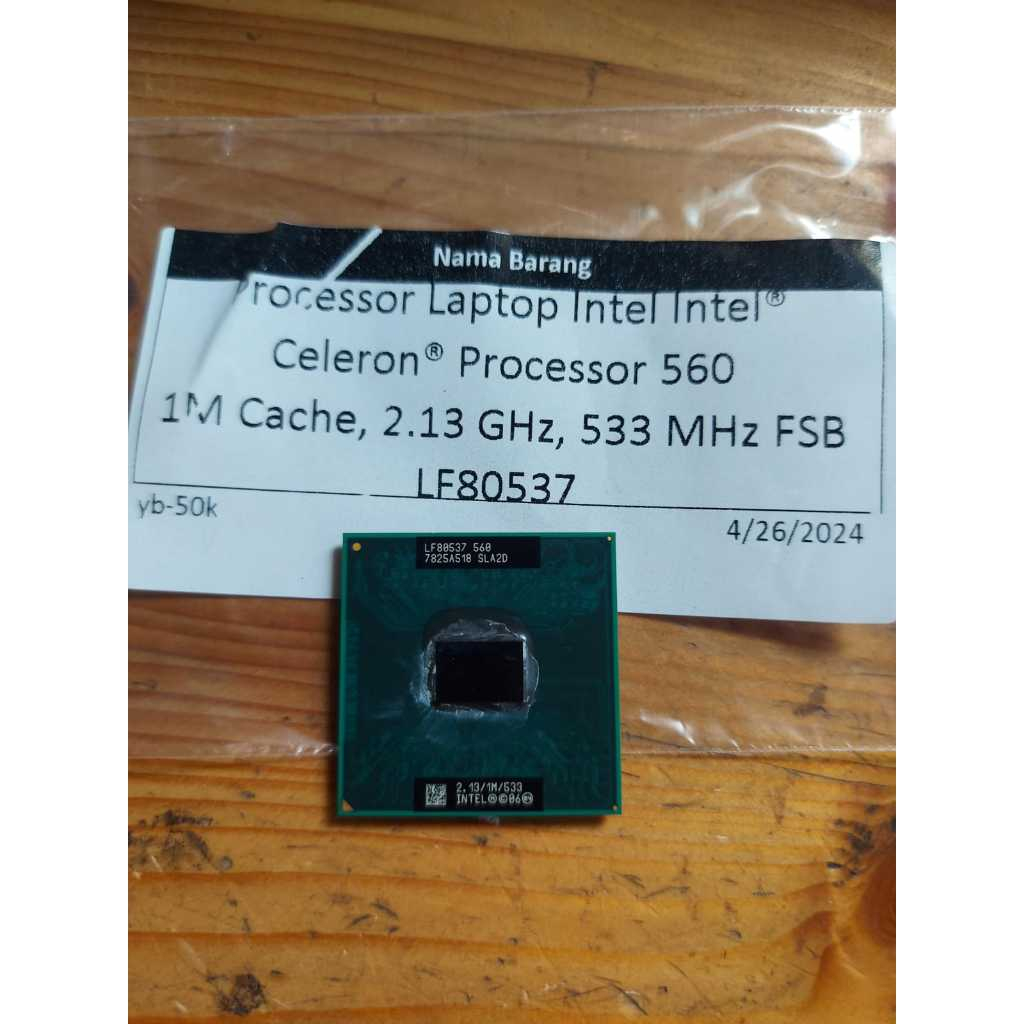 Jual Processor Laptop Intel Intel Celeron Processor 560 1M Cache, 2.13 ...