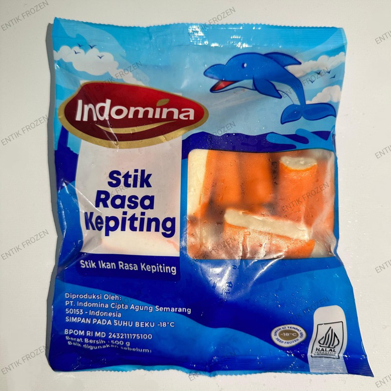 Jual Indomina Crab Stick | Stick Rasa Kepiting 500gr | Shopee Indonesia