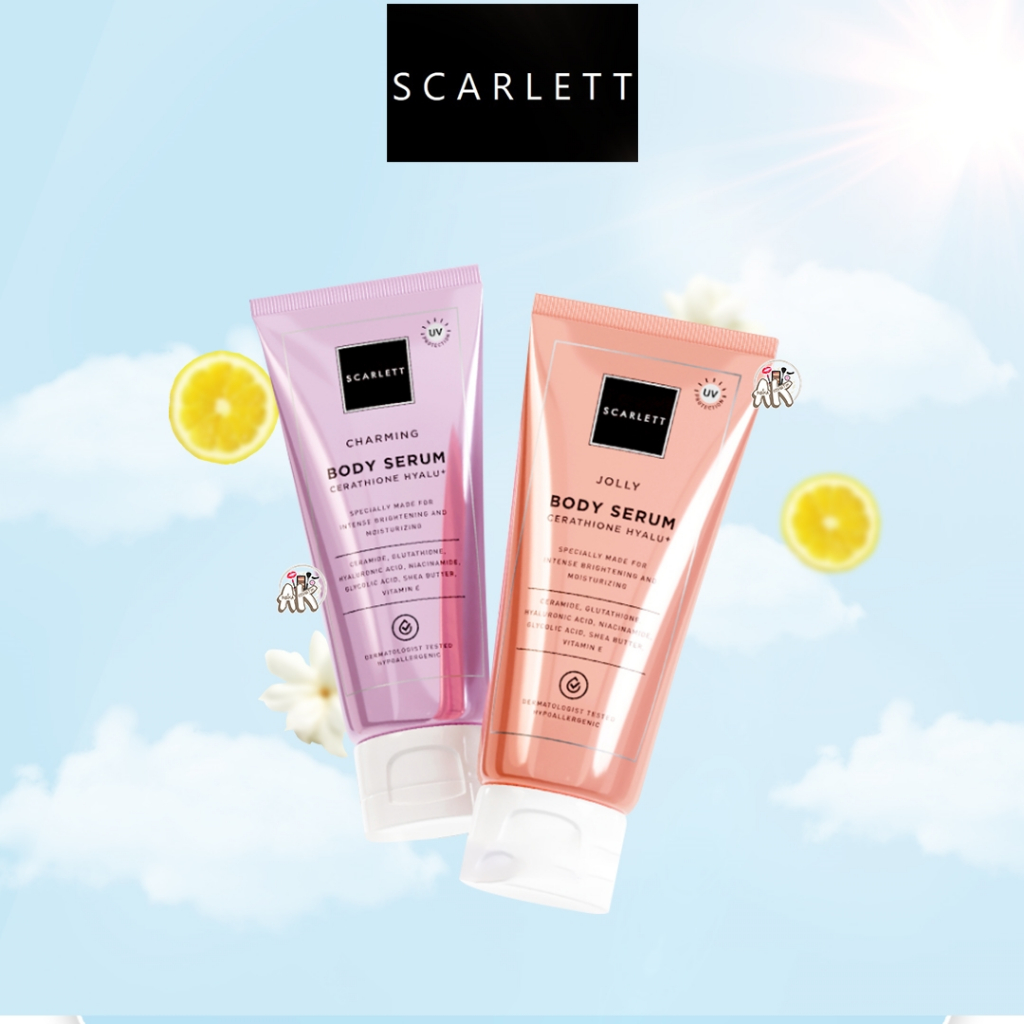 Jual SCARLETT BODY SERUM TUBE 170ML SERIES ( CHARMING & JOLLY ...