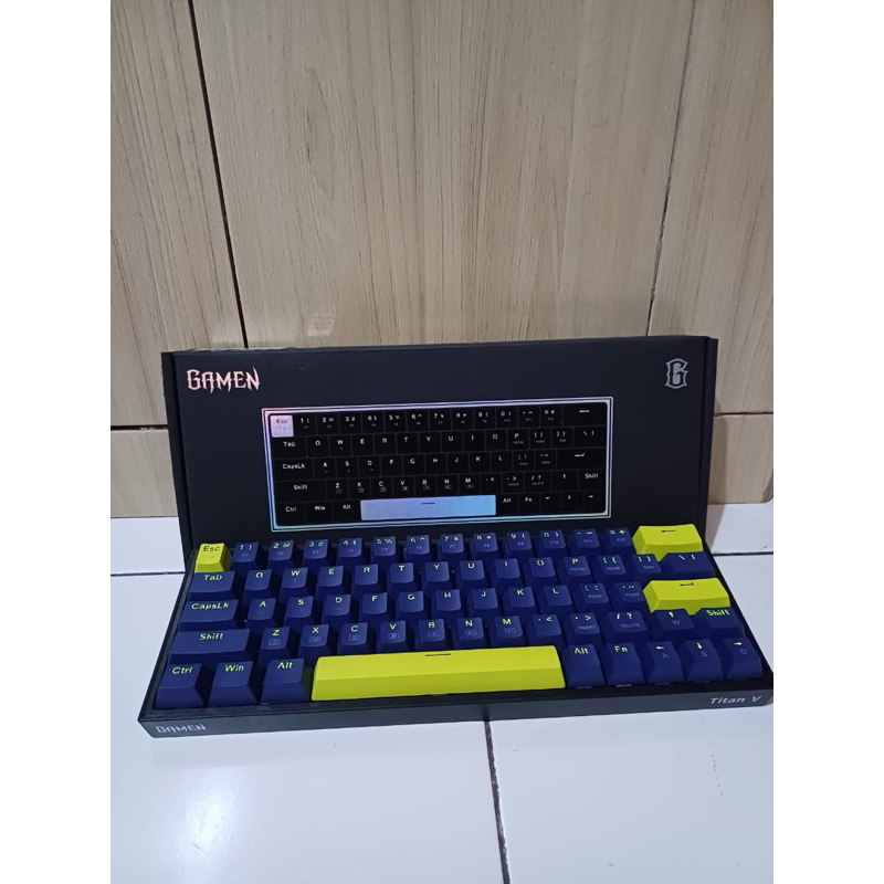Jual Keyboard Gamen titan v lite Red switch | Shopee Indonesia