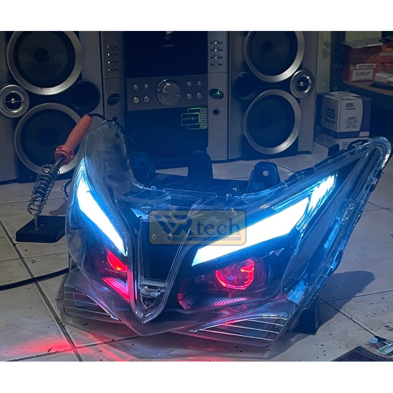 Jual Headlamp Fullset Vario 125 Old KZR Custom by WRT Garage | Shopee ...