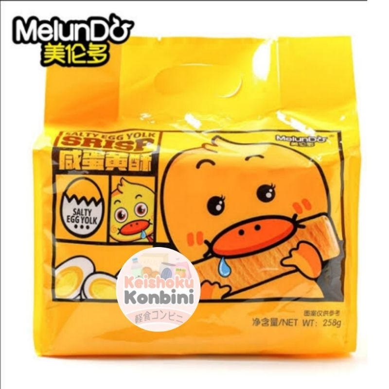 Jual Melundo Crispy Salted Egg / snack cina / crepes telur asin ...