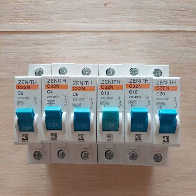 Jual MCB Murah / MCB 1 Phase 2A 4A 6A 10A 16A 20A 25A / MCB Listrik Mini Circuit Breaker 1 Pole ...