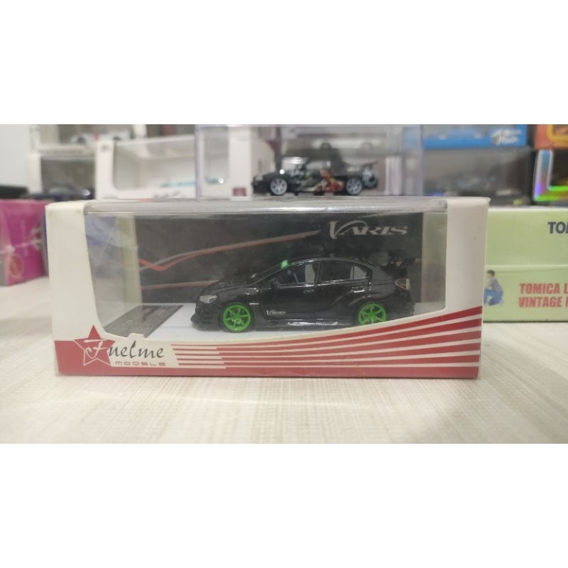 Jual Fuelme Fuel Me 1/64 Subaru WRX STI Varis Glossy Black with Green ...