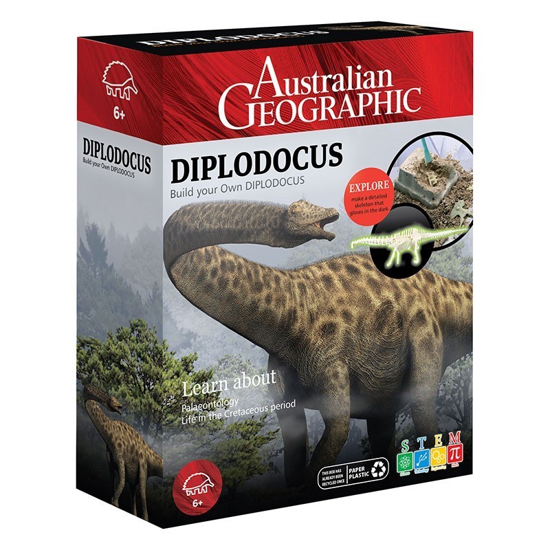 Jual Australian Geographic Dinosaur - Diplodocus Skeleton Fossil Dig ...