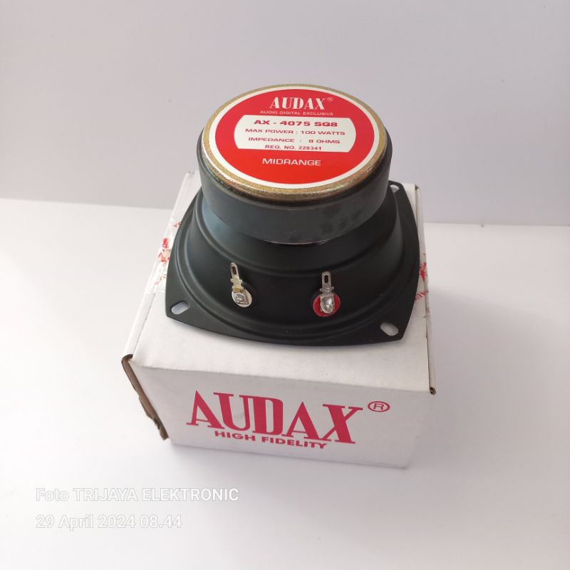 Jual Speaker Audax 4 Inch AX 4075 SQ8 Mid Range 100 Watt | Shopee Indonesia