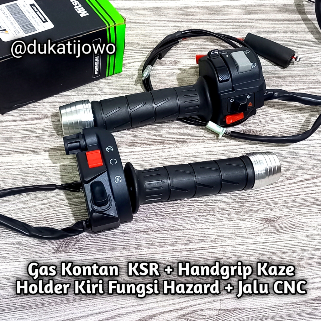 Jual Gas Spontan Kontan KSR set Holder Kiri Vixion plus Hazard Set ...