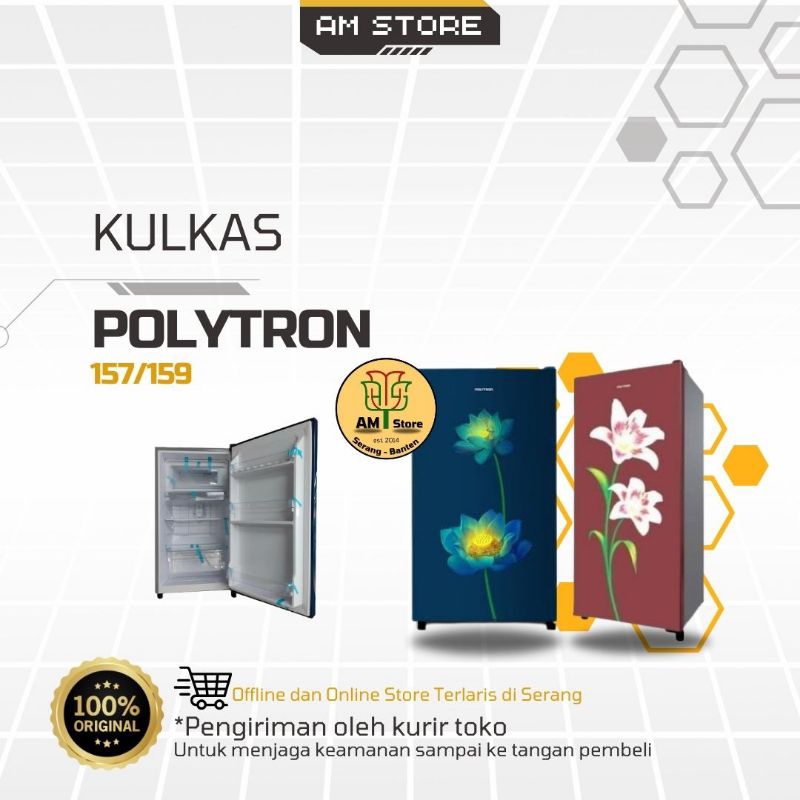Jual Kulkas Polytron 157/159 (1 Pintu) | Shopee Indonesia