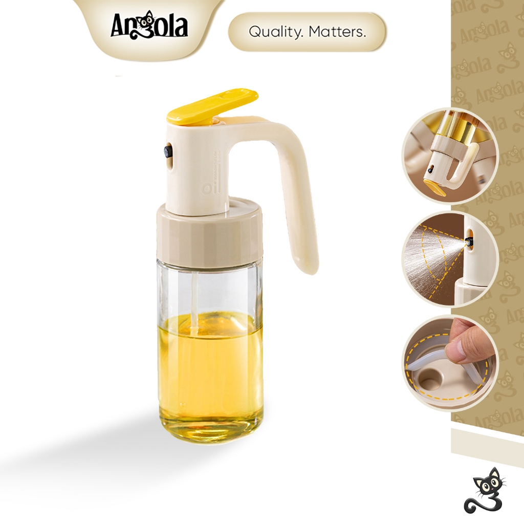 Jual ANGOLA Botol Minyak Goreng Semprot / Botol Kecap Spray E16 Oil ...