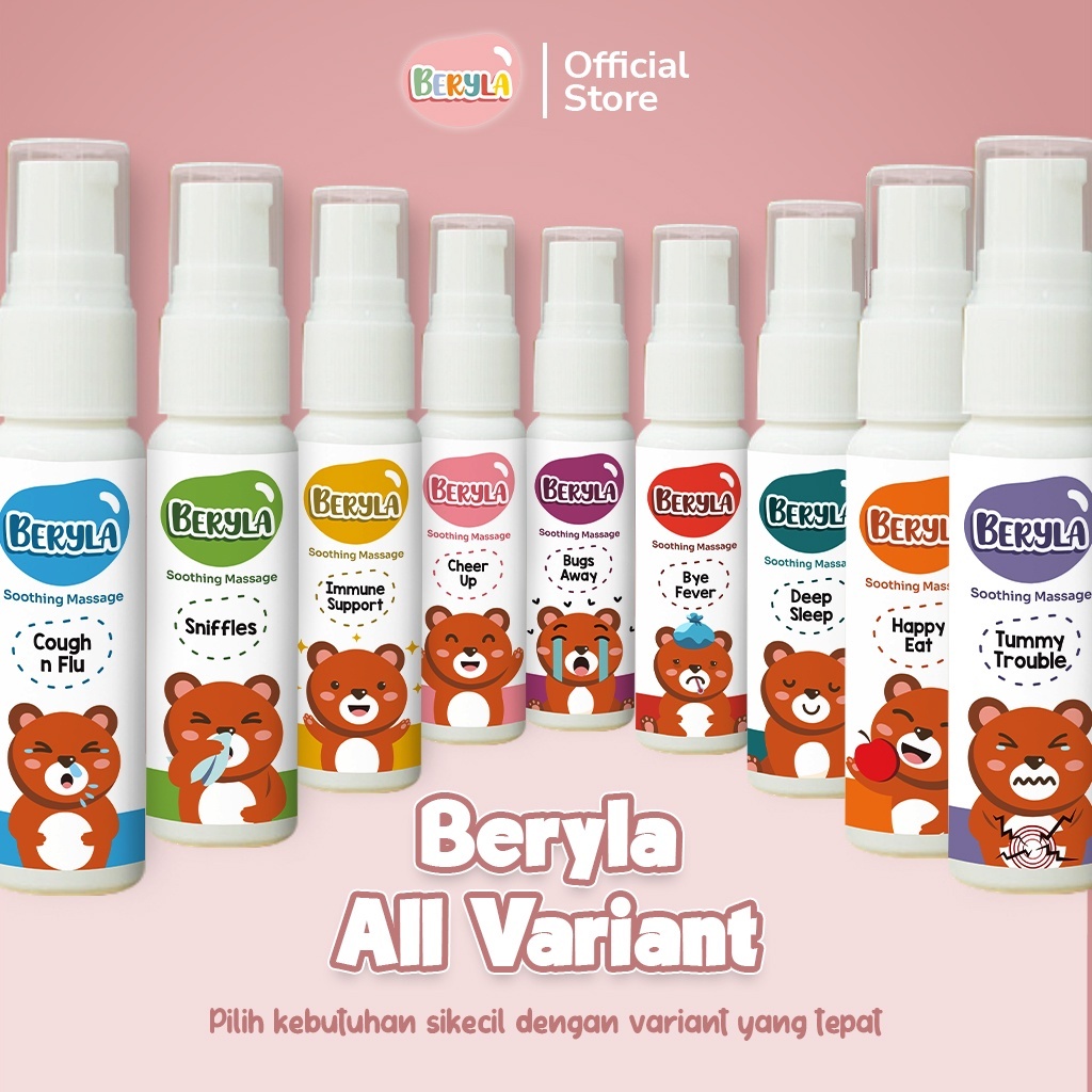 Jual BERYLA Baby Minyak Telon Bayi Minyak Pijat Bayi Soothing Massage ...