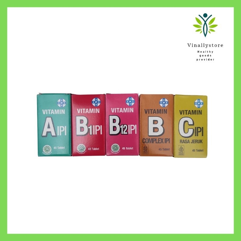 Jual Vitamin Ipi Tablet Hisap Aipi B1ipi B12ipi Bcomplexipi Cipi ...