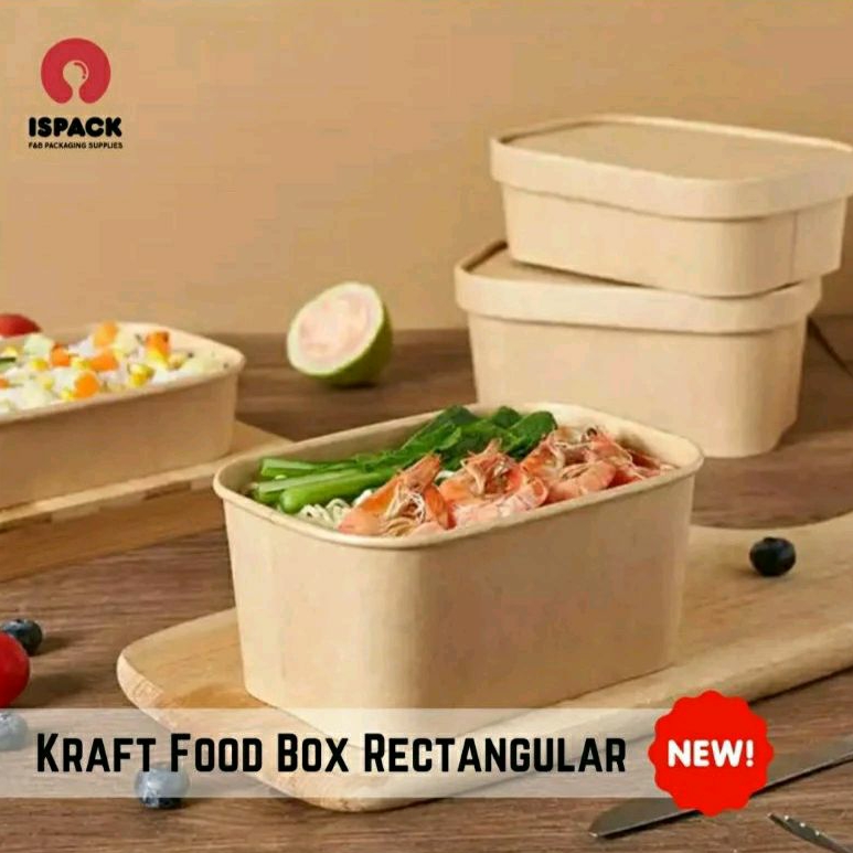 Jual Kraft Food Box / Kraft Food Container 650ml | Shopee Indonesia