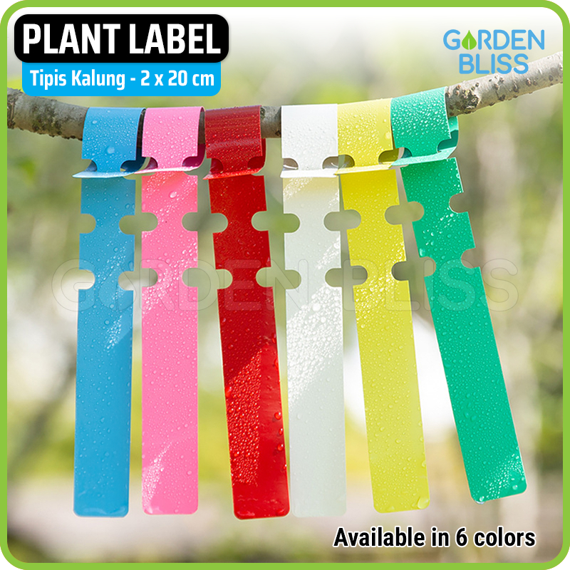 Jual Plant Label Name Tag - Label Penanda Tanaman, Model Collar Slip On - Kalung 2x20 cm ...