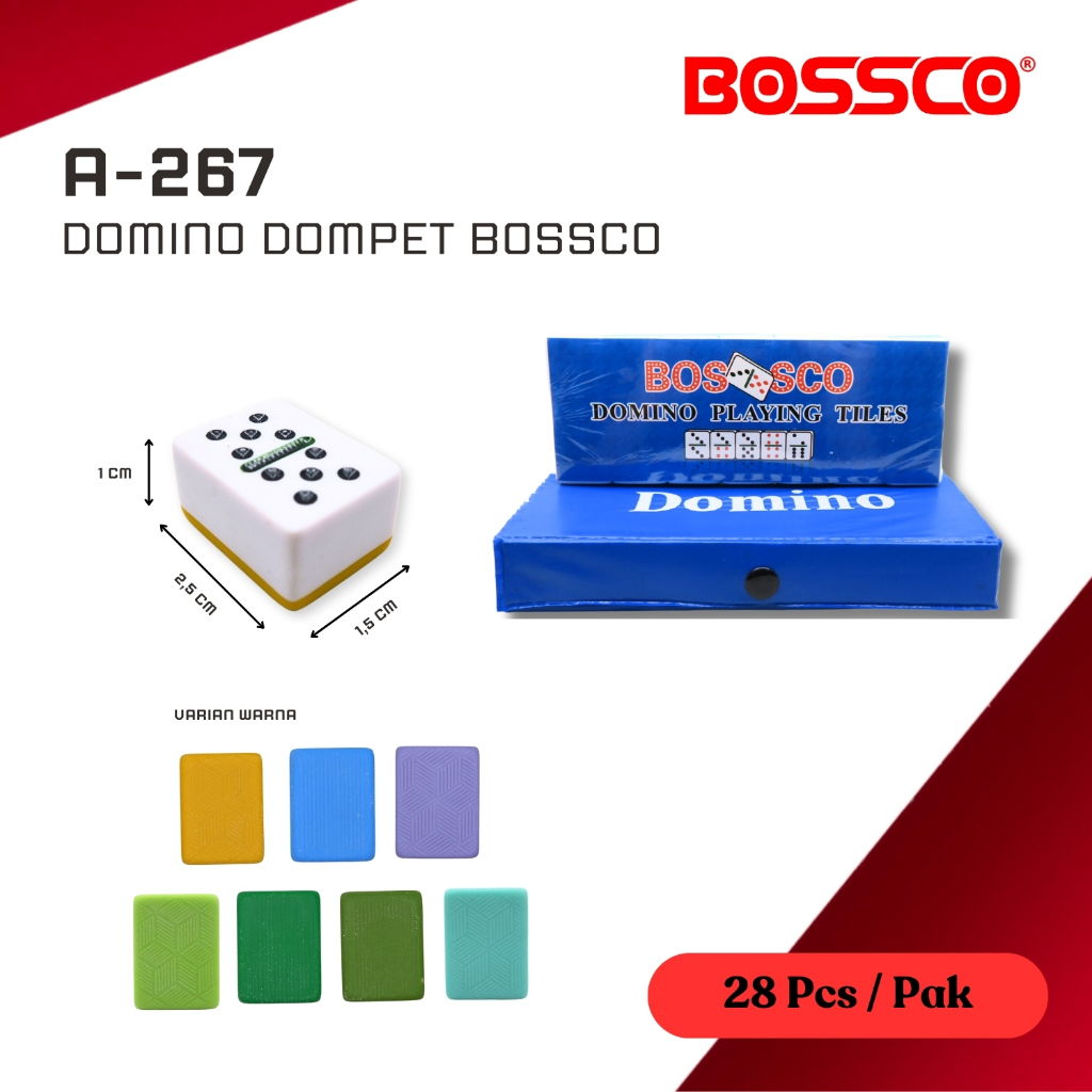 Jual Batu Domino Dompet BOSSCO (28 Pcs) | Shopee Indonesia