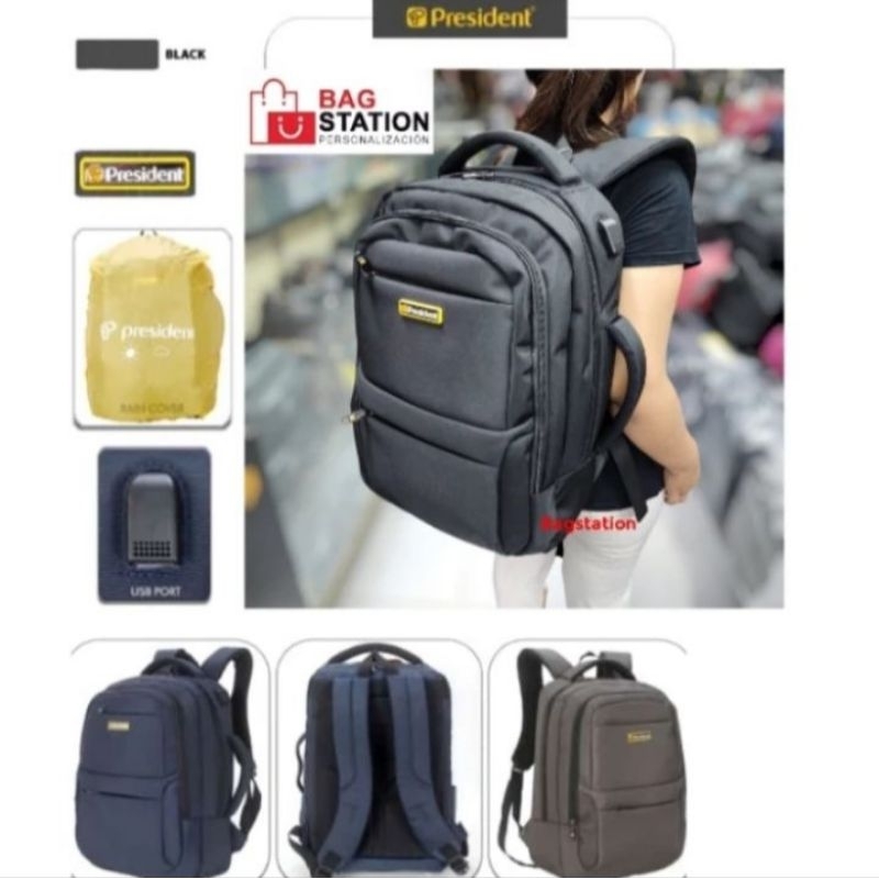 Jual BACKPACK LAPTOP PRESIDENT ORIGINAL TAS RANSEL LAPTOP PRESIDENT ...