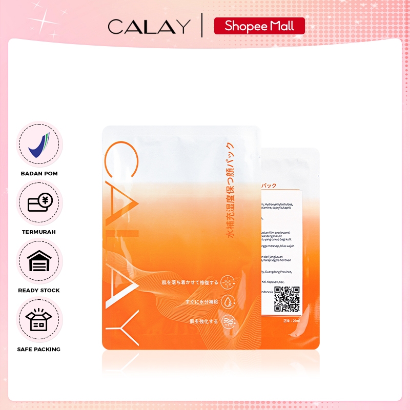 Jual CALAY Masker Wajah-sheet Brightening Moisturizing Mask Skin Care ...