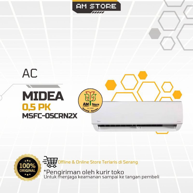 Jual AC Midea 0,5PK MSFC-05CRN2X | Shopee Indonesia