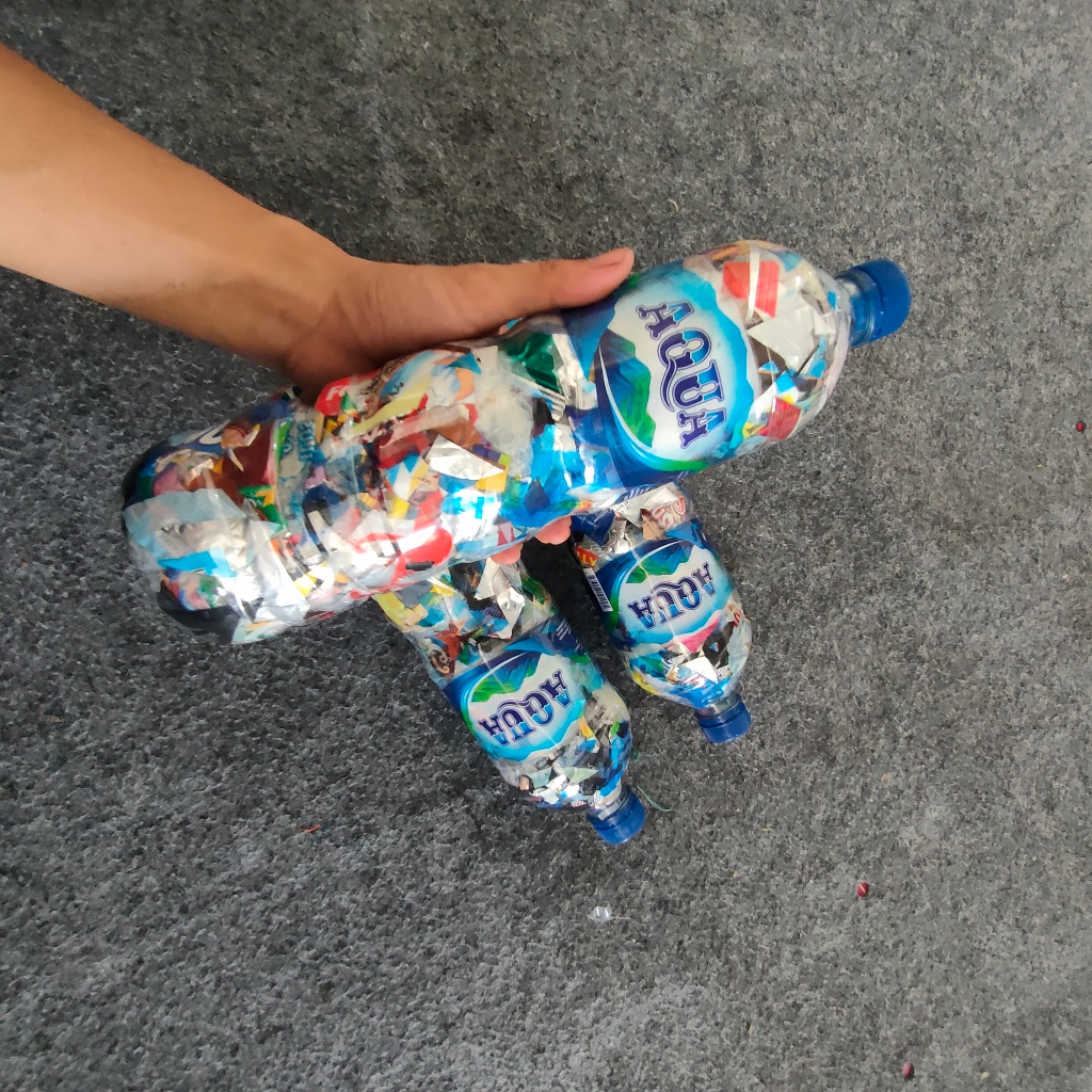 Jual Ekobrik Botol ecobrick bersih higenis Berat berpariasi 200gr ...