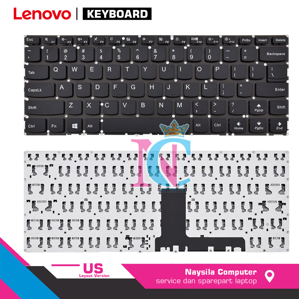 Jual Keyboard Lenovo IdeaPad 310-14IKB 310-14ISK 310-14IAP V310-14ISK ...