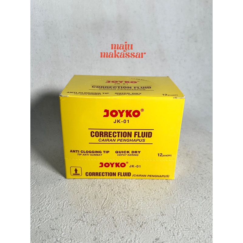 Jual Tipx cair joyko JK-01 / correction pen joyko JK-01 ( LUSIN / 12 ...