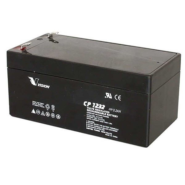 Jual BATTERY UPS VISION 12V 3.2AH BATERAI KERING 12V3.2AH | Shopee ...