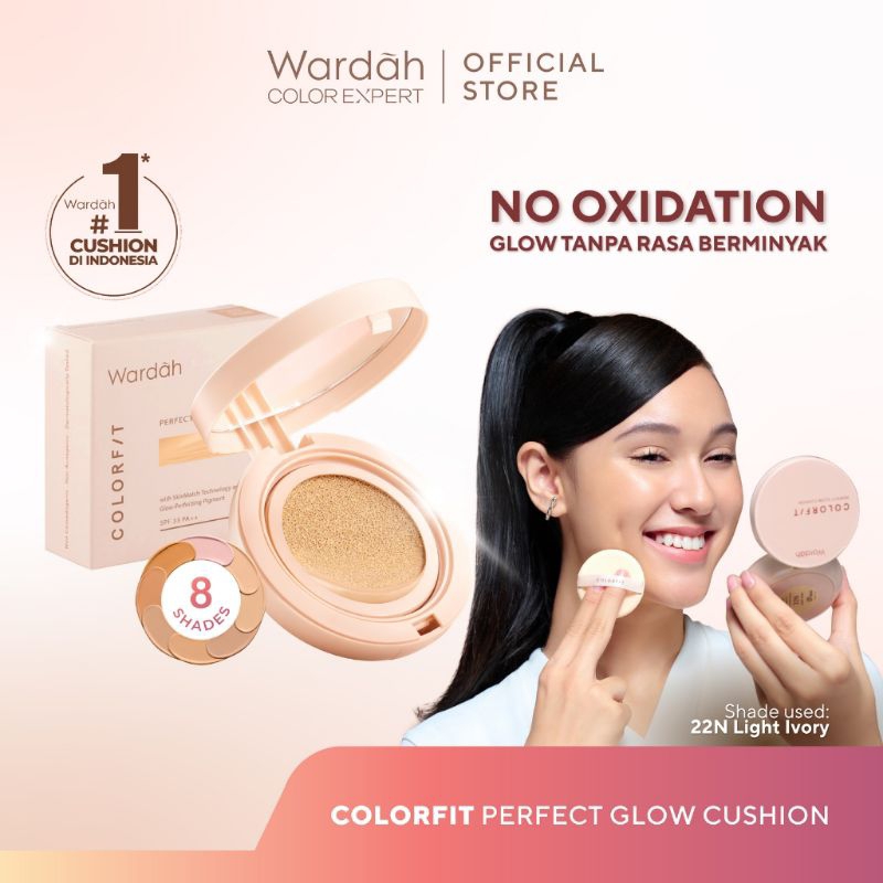 Jual WARDAH Colorfit Perfect Glow Cushion Full Size - Refill | Shopee ...