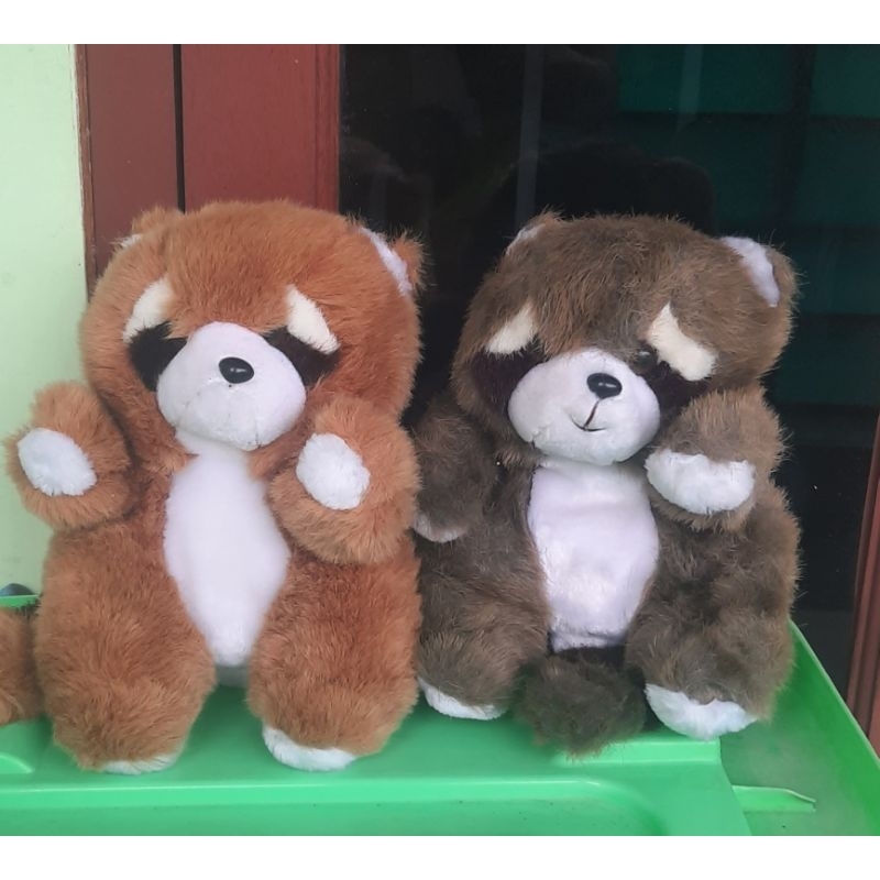 Jual Set Boneka Rakun Racoon Red Panda Jumbo BerBrand | Hewan Pasangan ...