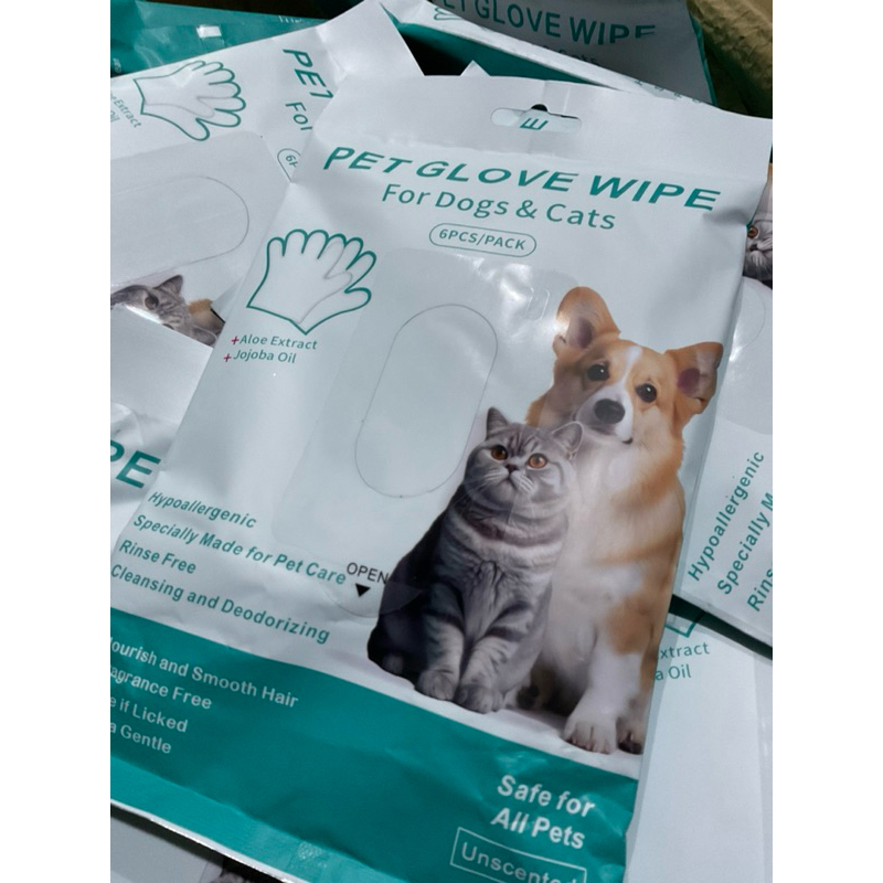 Jual Sarung Tangan Kucing Tanpa Bilas Wet Gloves Sarung Tangan Mandiin ...