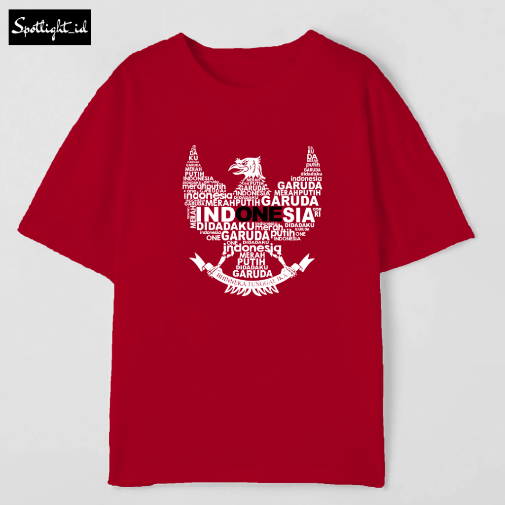 Jual SPOTLIGHT_ID - BAJU KAOS WANITA GARUDA HUT RI KATUN COMBED PREMIUM ...