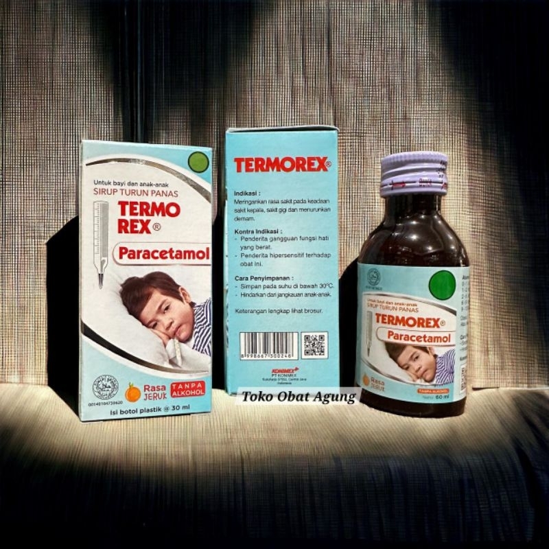 Jual Termo Rex /Termorex Paracetamol Sirup 30 ml. Penurun Panas Bayi ...