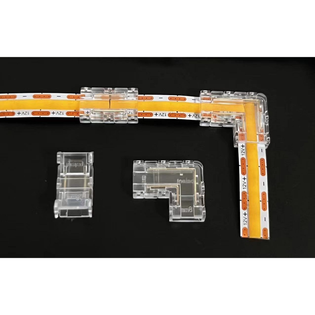 Jual Sambungan Led Strip COB 2835 Jepit 8mm Connector Led Strip DC 12V ...