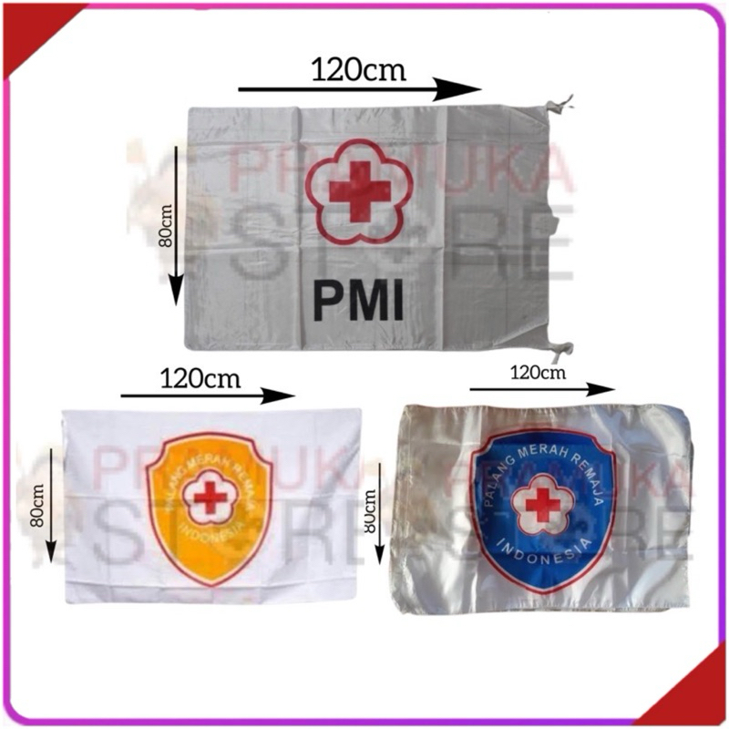 Jual Bendera Palang Merah 80 x 120cm bendera Pmr wira | bendera pmr ...