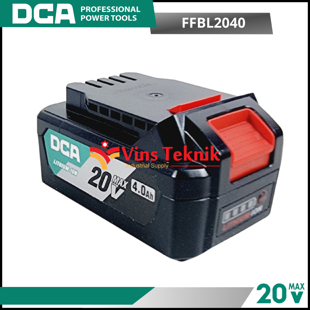 Jual BATERAI DCA 20V 4AH lithium baattery FFBL2040 BATERAI CORDLESS | Shopee Indonesia