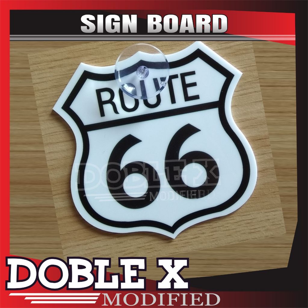 Jual CAR SIGN BOARD CUSTOM ROUTE 66 | Shopee Indonesia